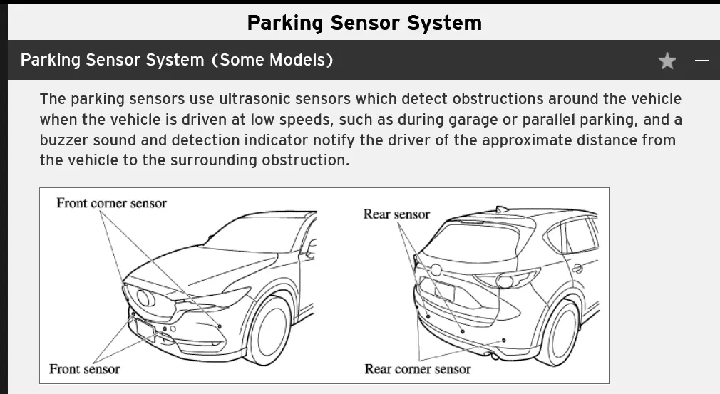 What do these front CX-5 sensors do? | Mazdas247