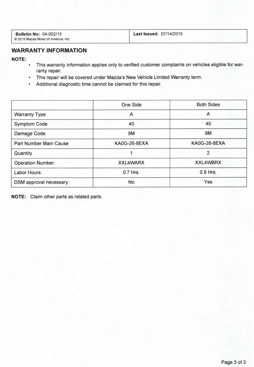 EPB DTC issue (2015 CX-5 2.2L Skyactiv) | Mazdas247