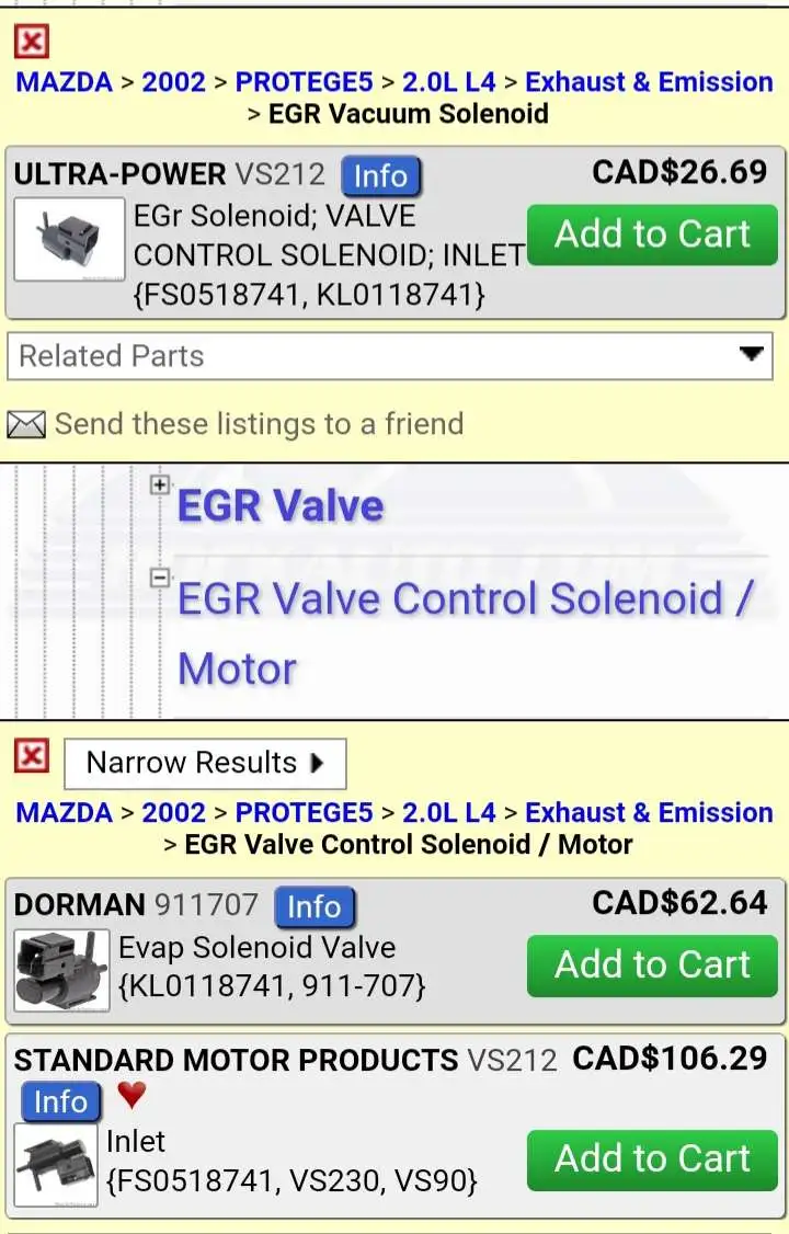 Intermittent engine light. Only on startup code p2009 | Mazdas247